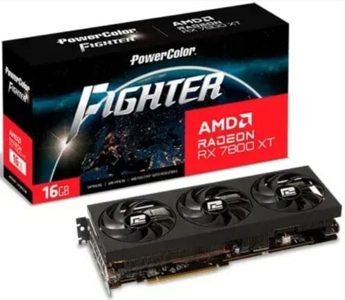 PowerColor AMD Radeon RX 7800 XT 16GB GDDR6 Fighter (RX 7800 XT ...