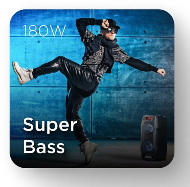 Акустическая система Sharp Party Speaker System PS-929 Black купить в ...