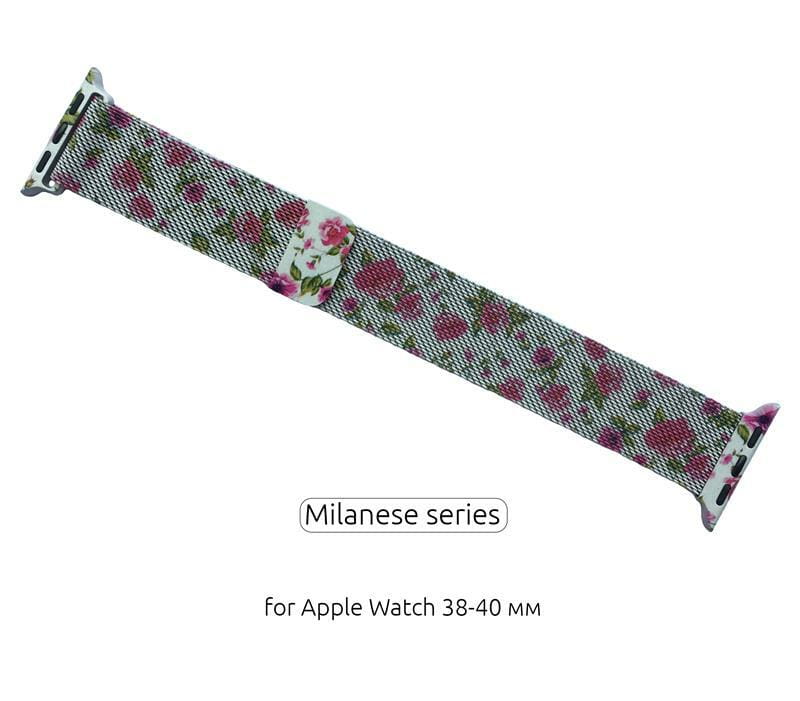 Ремешок Armorstandart Milanese Loop для Apple Watch 38mm/40mm Flowers ...