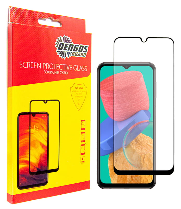 Защитное стекло Dengos для Samsung Galaxy M33 5G SM-M336 Black Full ...