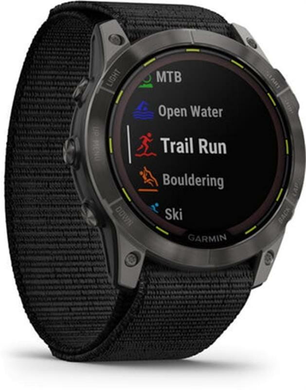 Смарт-часы Garmin Enduro 2 Sapphire Carbon Gray DLC Titanium with Black ...